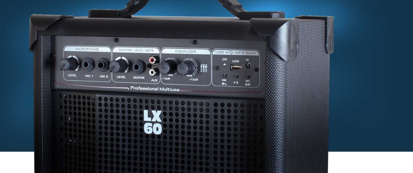 Descontinuados / Caixas Multiuso / LX 60 USB